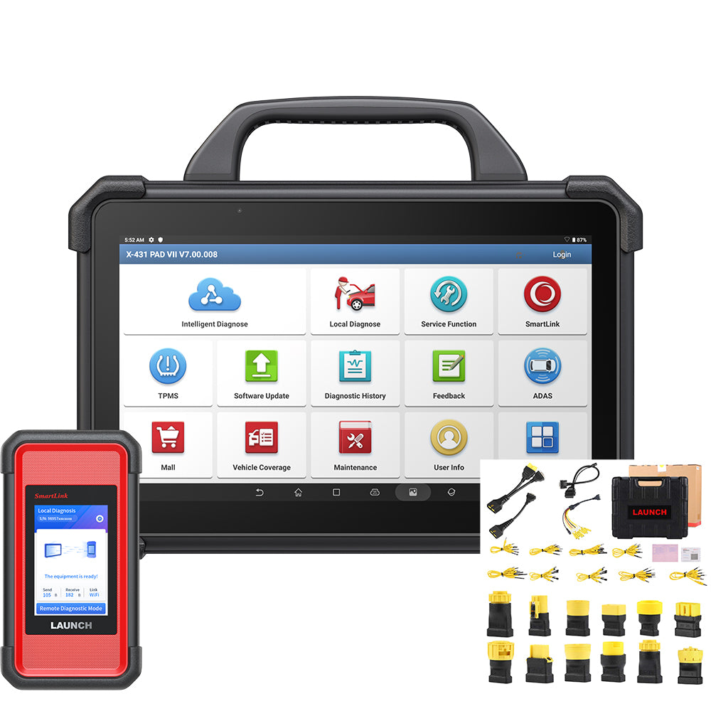 Launch X431 Pad VII Pad7 Elite Diagnostic Tool 2 Years Free Update ...