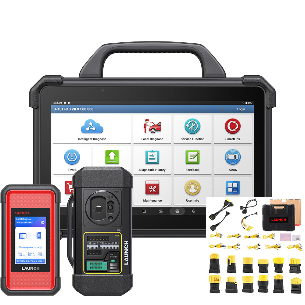 Launch X431 Pad VII Pad7 Elite Diagnostic Tool 2 Years Free Update ...