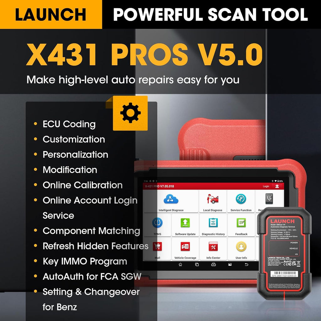 LAUNCH X431 PROS V5.0 Diagnostic Tool – launchx431online